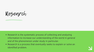 Parts of a Research Paper | PPT