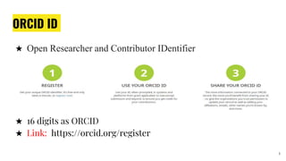 Research 15. orcid | PPT