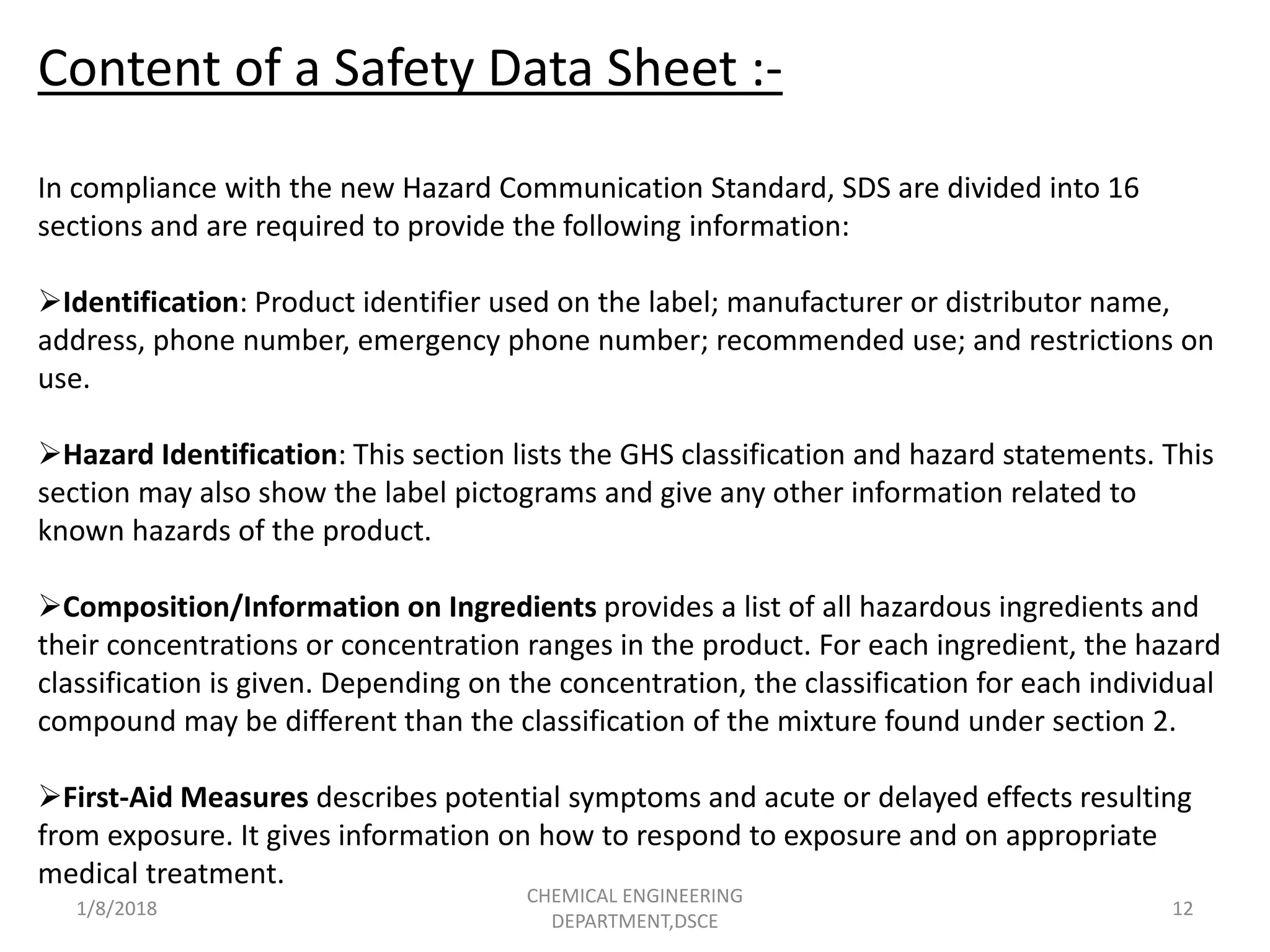 HAZARD CLASSIFICATION AND CONTROL | PPTX