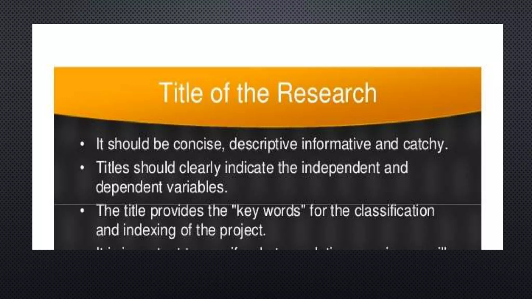 Research proposal | PPT | Free Download