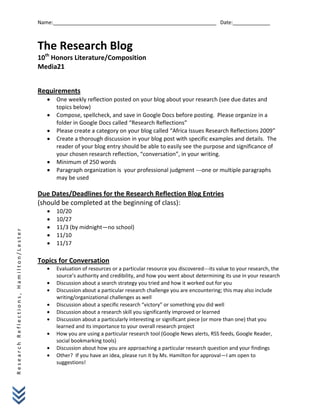 Research Reflections | PDF | Educational Assessment | Education