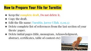 Research 35. How to Prepare Your File for Turnitin. Code. 100.pptx