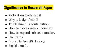 Research 36. How to Write Significance. Code.601.pptx