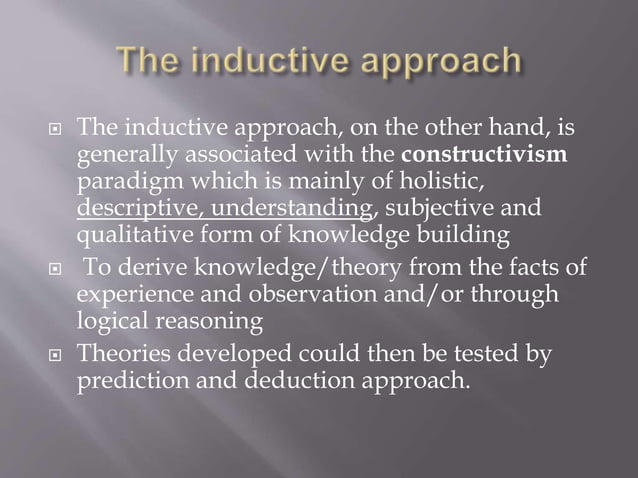Deductive Theory Testing And Inductive Theory Building Ppt