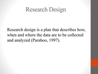 RESEARCH 3Is PRESENTATION ON RESEARCH DESIGN AND METHODOLOGY.pptx