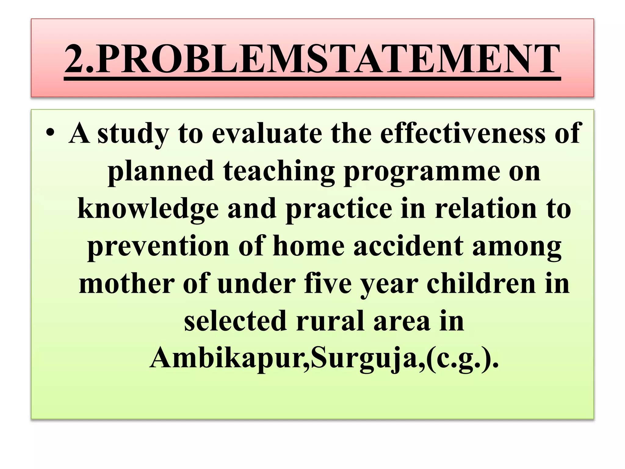 problem statement presentation | PPTX