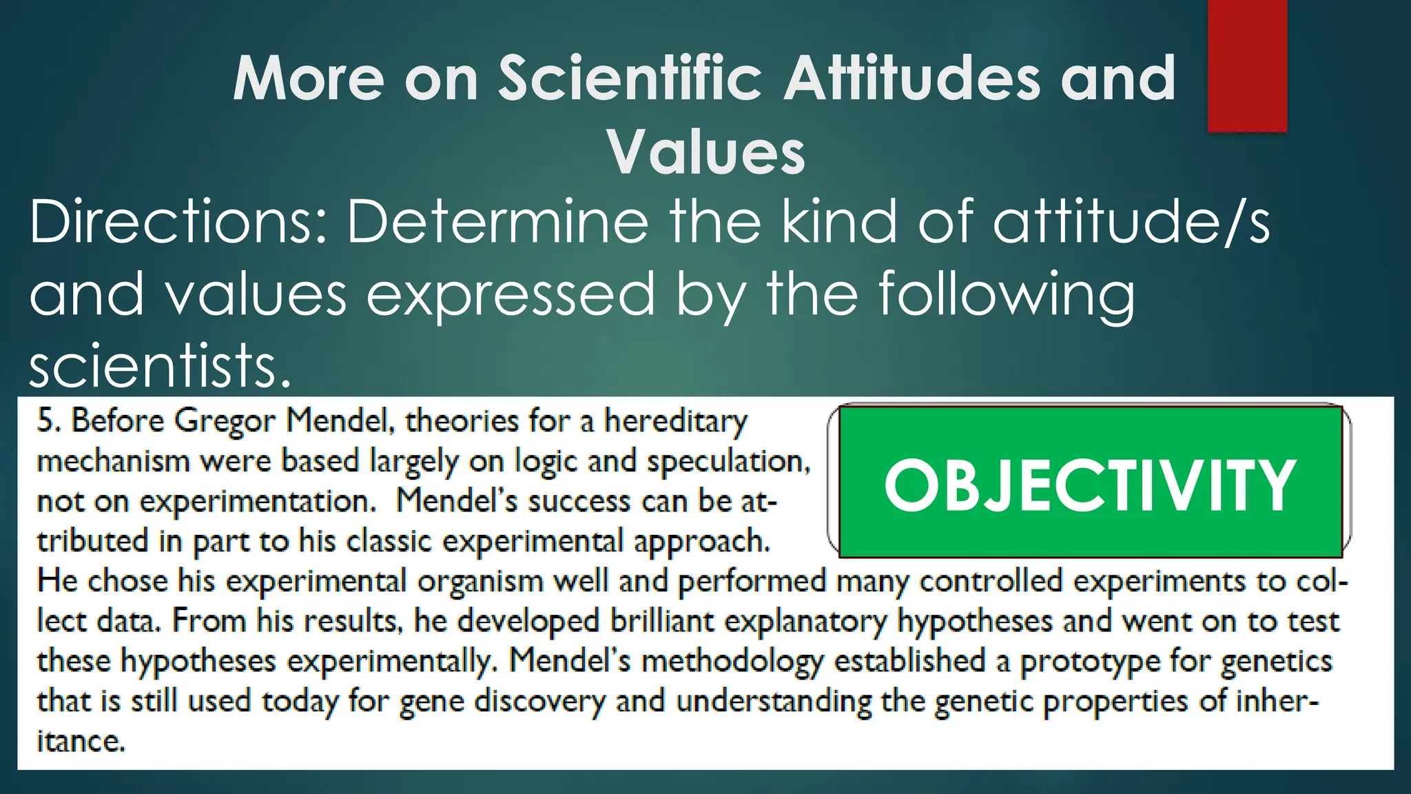 Importance of Scientific Attitudes and Basic Science Process Skills | PPTX