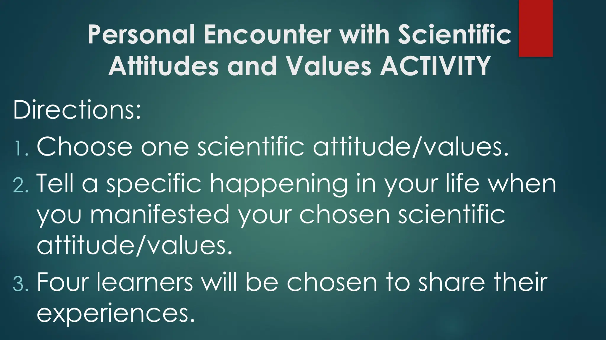 Importance of Scientific Attitudes and Basic Science Process Skills | PPTX