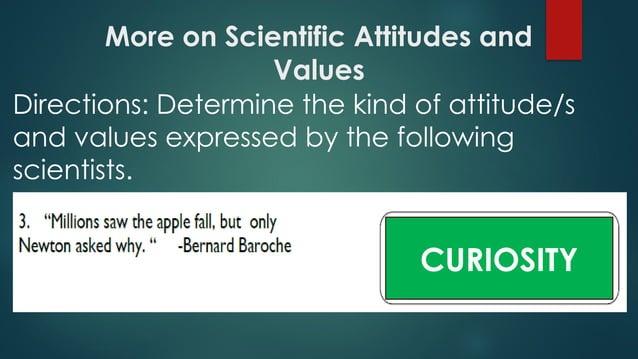 Importance of Scientific Attitudes and Basic Science Process Skills | PPTX