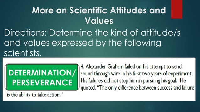 Importance of Scientific Attitudes and Basic Science Process Skills | PPTX
