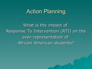 Research action plan | PPT