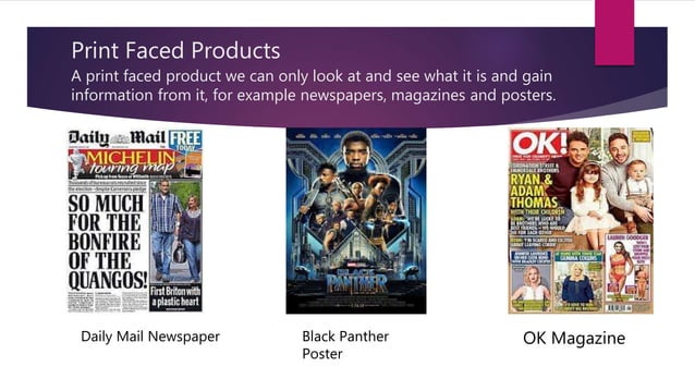 Media products | PPT