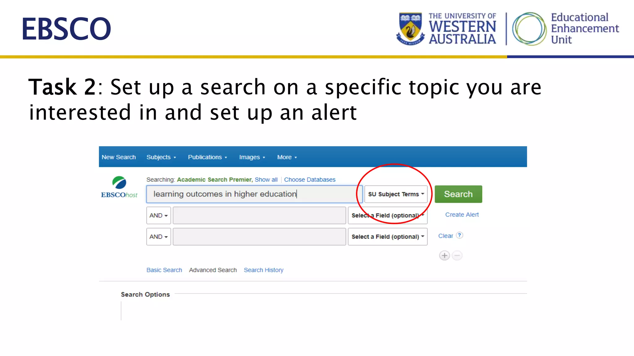 Research alerts for EBSCO | PPTX
