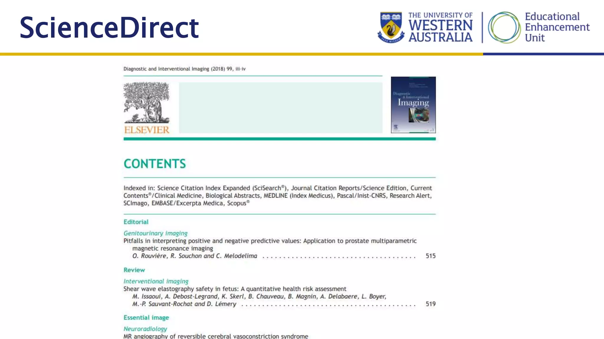 Research alerts for ScienceDirect | PPTX