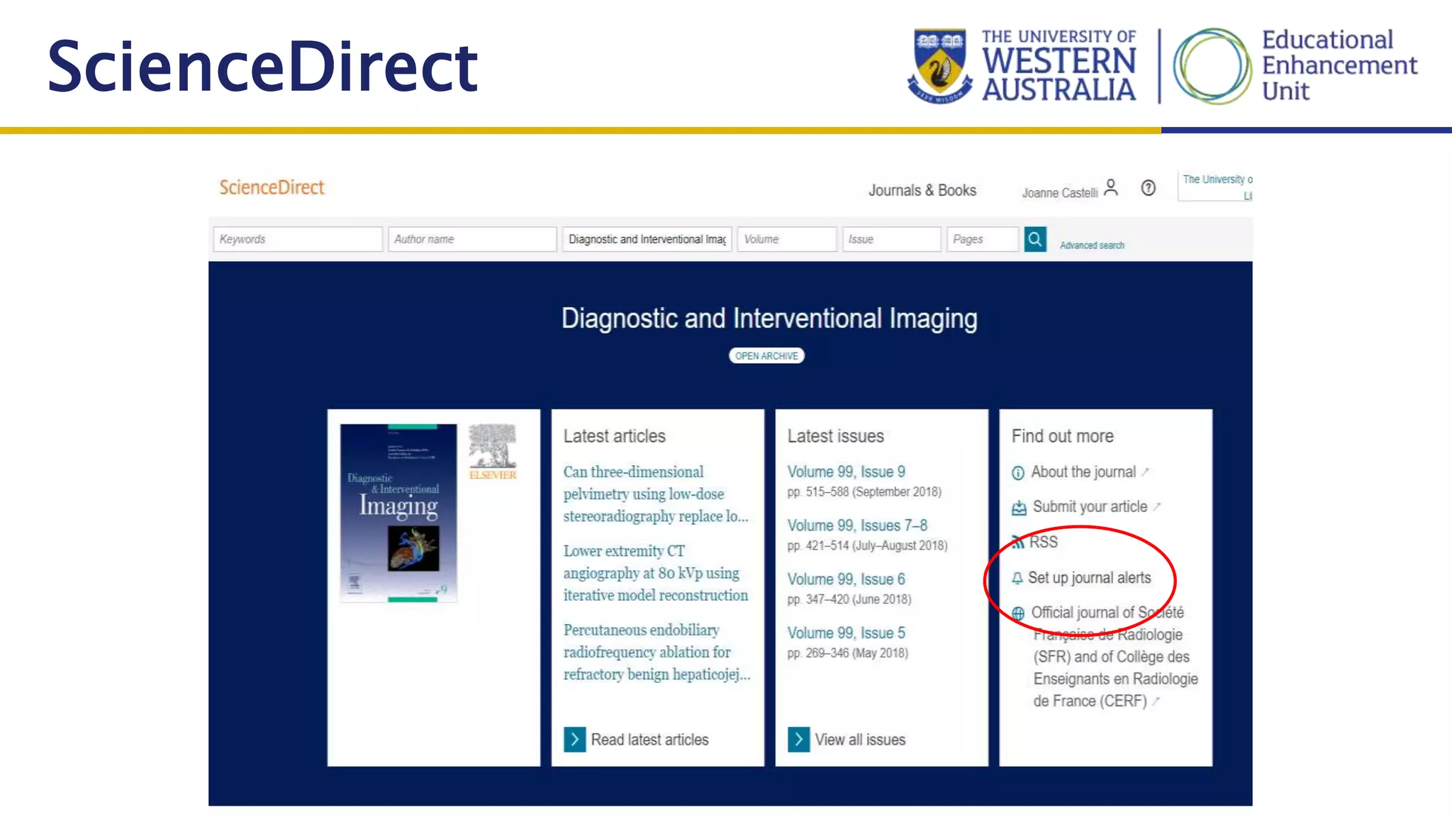 Research alerts for ScienceDirect | PPTX
