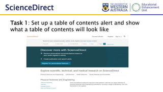 Research alerts for ScienceDirect | PPTX
