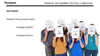 Research and academic reporting | PPTX