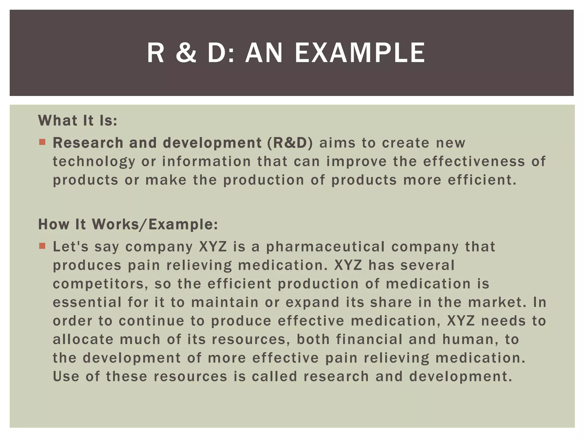 Research and development | PPTX