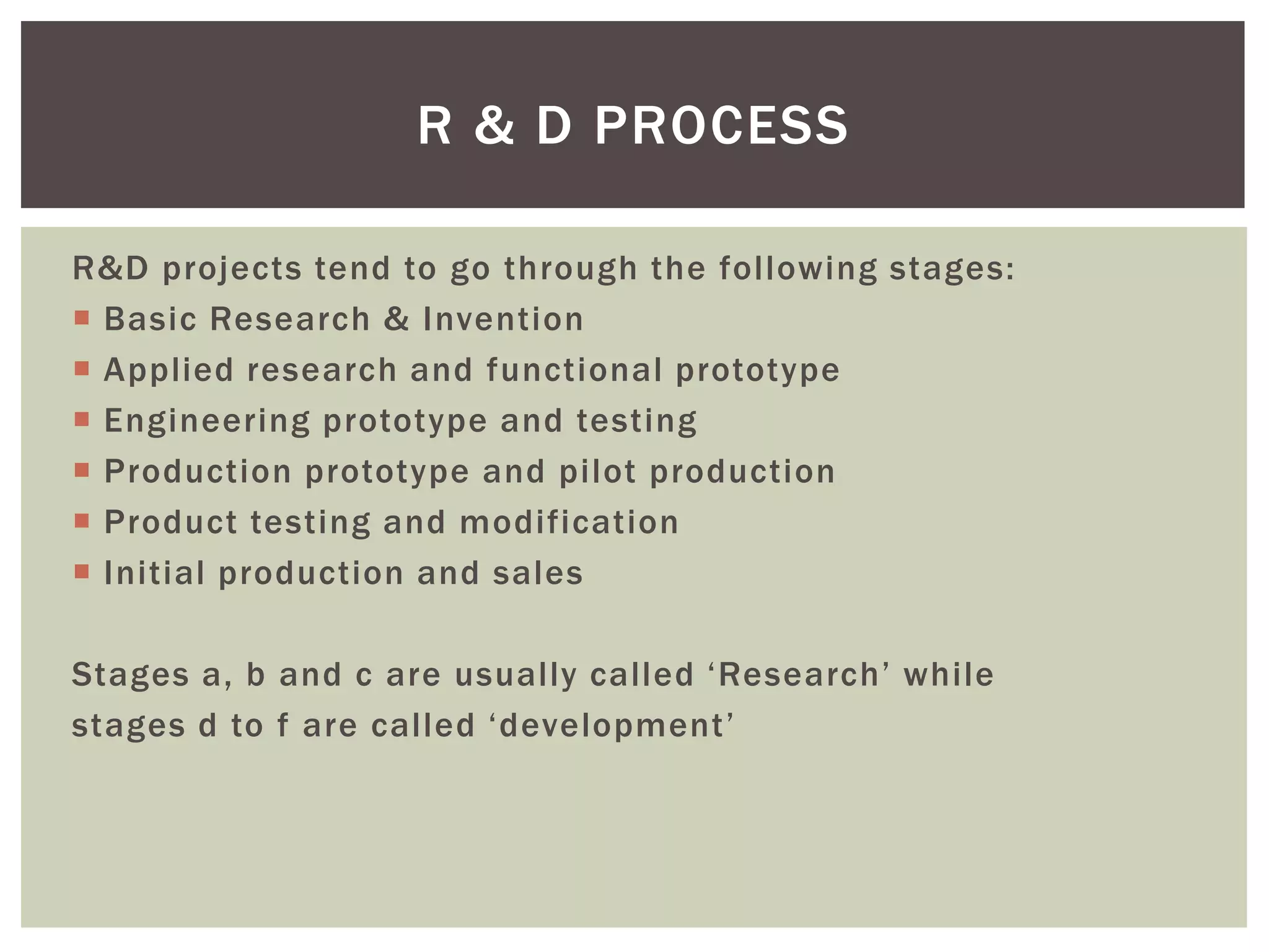 Research and development | PPTX