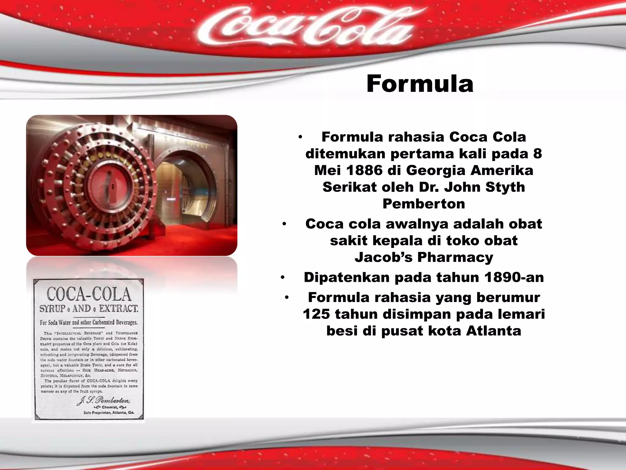 Research and development PT. Coca cola company | PPTX