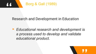 Research and development (r & d) | PPTX