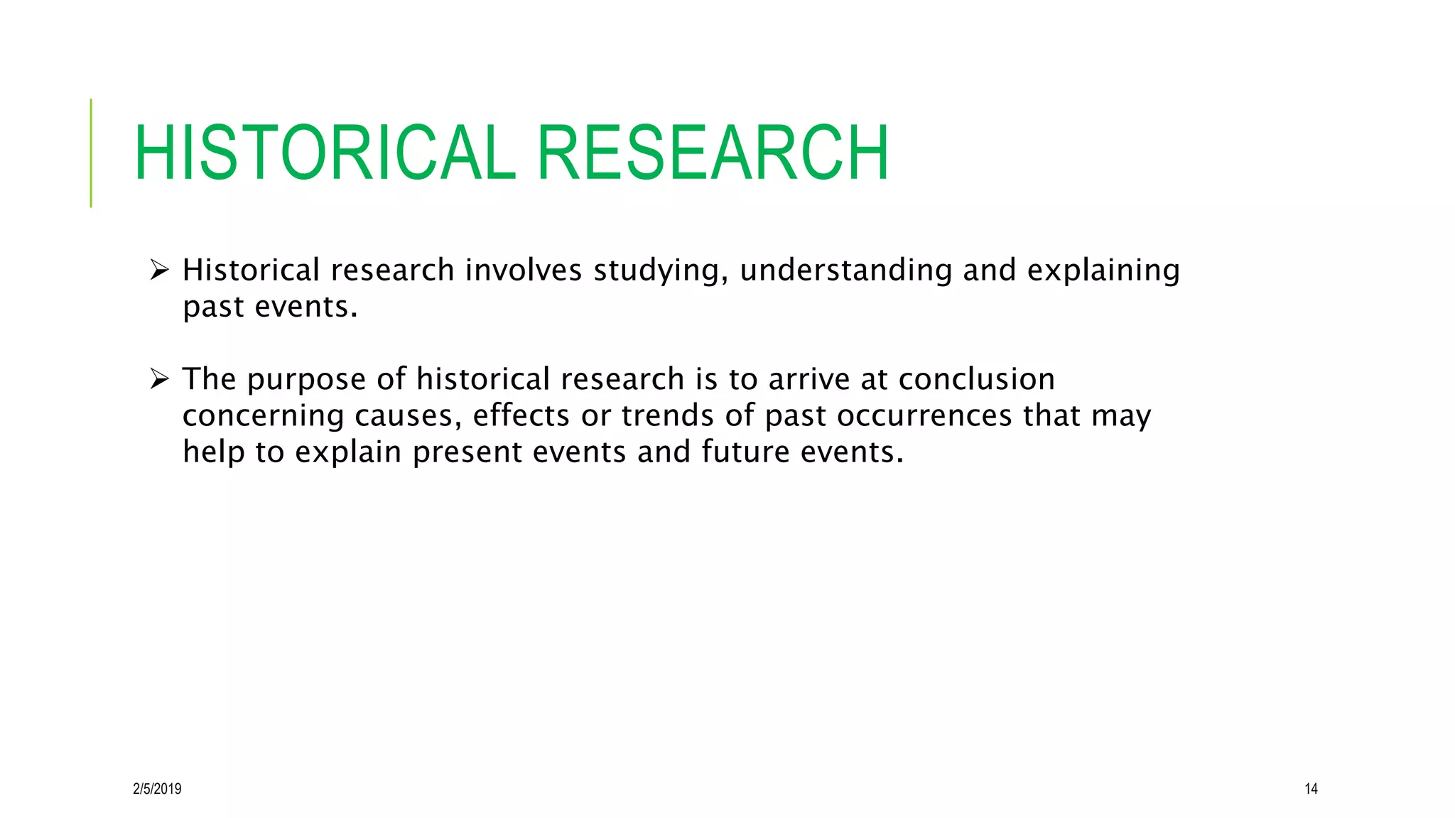 types of research | PPT