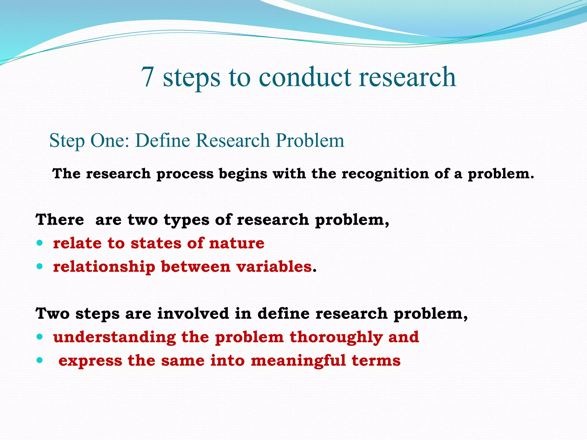 Research and its process | PPTX