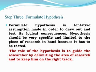 Research and its process | PPTX