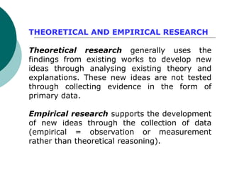 Research and its types.. Research methodology | PDF