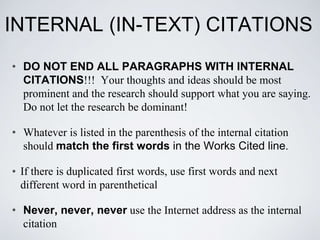 Research and plagiarism | PPT