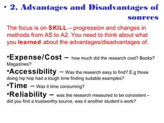 Research and planning ppt | PPT | Arts and Crafts | Hobbies & Interests