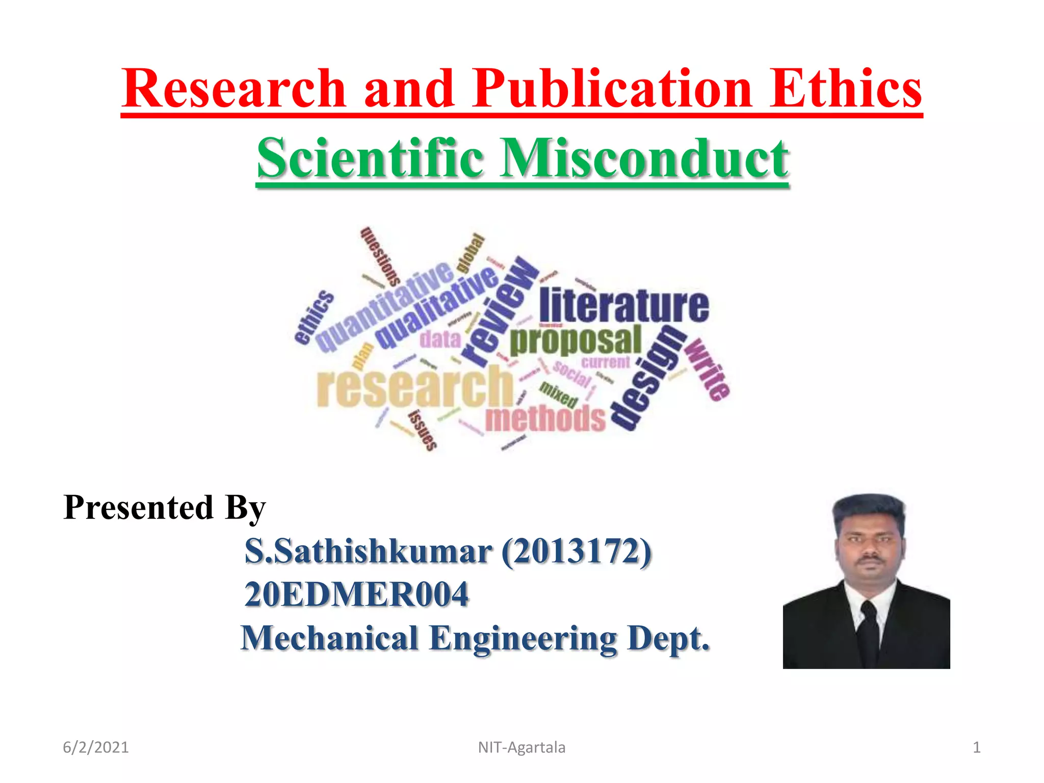 Research and publication ethics | PPTX