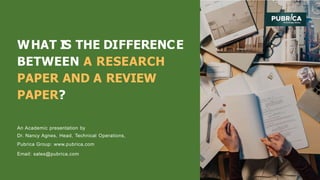 Research and review paper difference.pptx