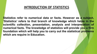 Research and statistics in physical education | PPTX