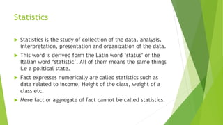 Research and statistics in physical education | PPTX