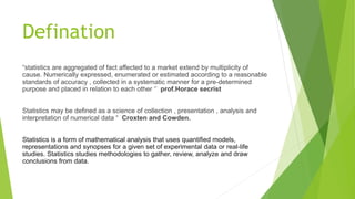 Research and statistics in physical education | PPTX