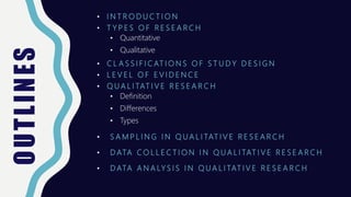 Research and study designs | PPTX