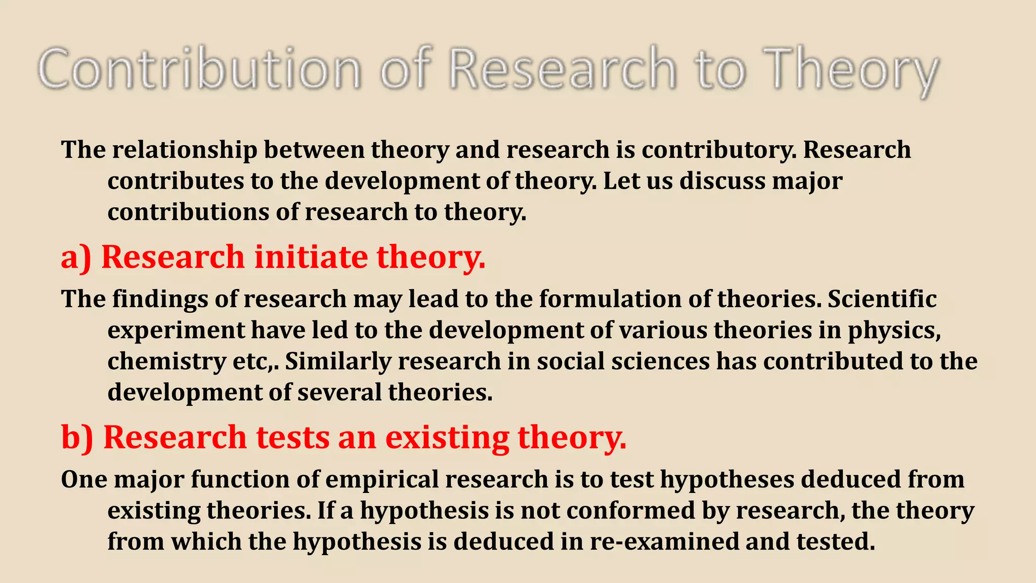Research and Theory | PPTX