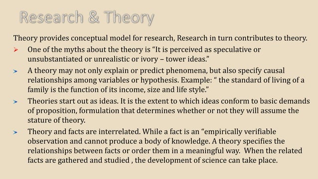 Research and Theory | PPTX