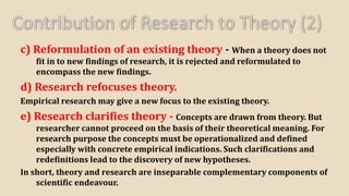 Research and Theory | PPTX