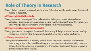 Research and Theory | PPTX