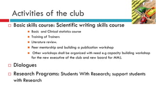 Research and writers’ club | PDF
