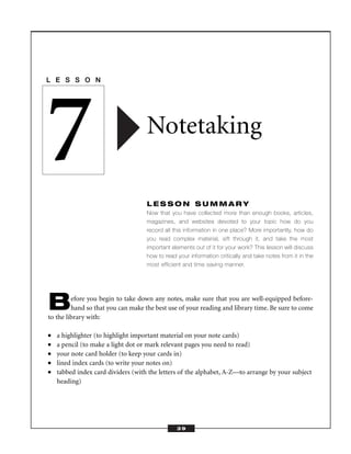 Research and writing_skills | PDF