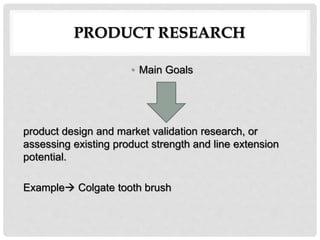 Research applications in marketing | PPTX