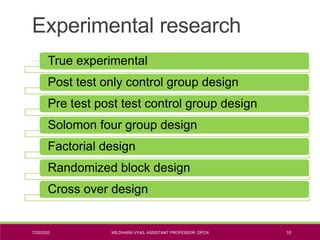 Research approaches and design | PPTX