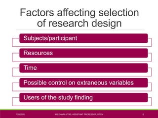 Research approaches and design | PPTX