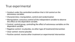 Research approches and designs | PPTX