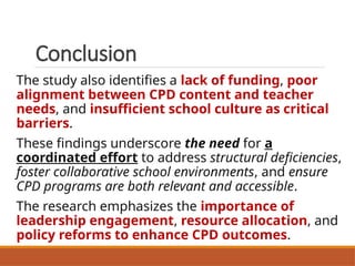 Research Article Analysis about CPD Implementation in Ethiopia.pptx