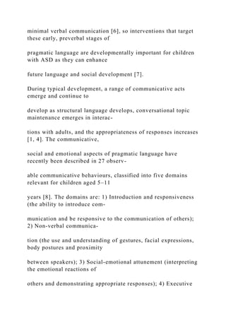 RESEARCH ARTICLEA systematic review of pragmatic language.docx