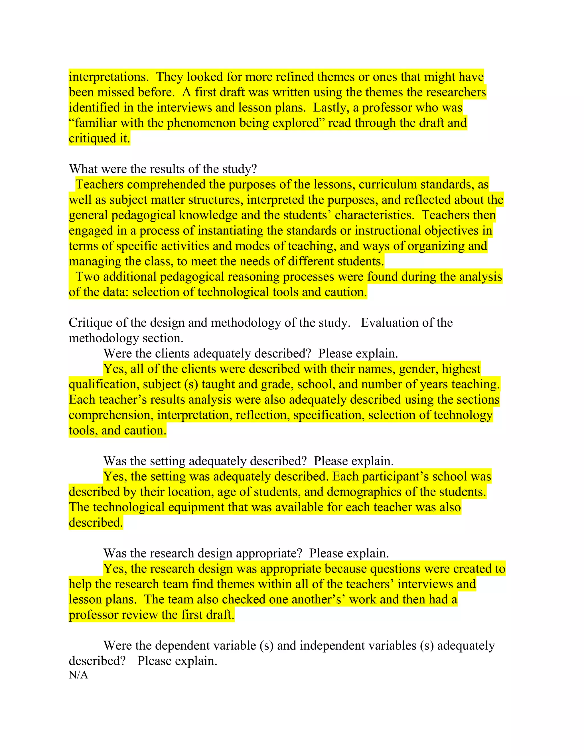 EDU 710 Lit Rev Outline #1 | DOCX | Educational Assessment | Education